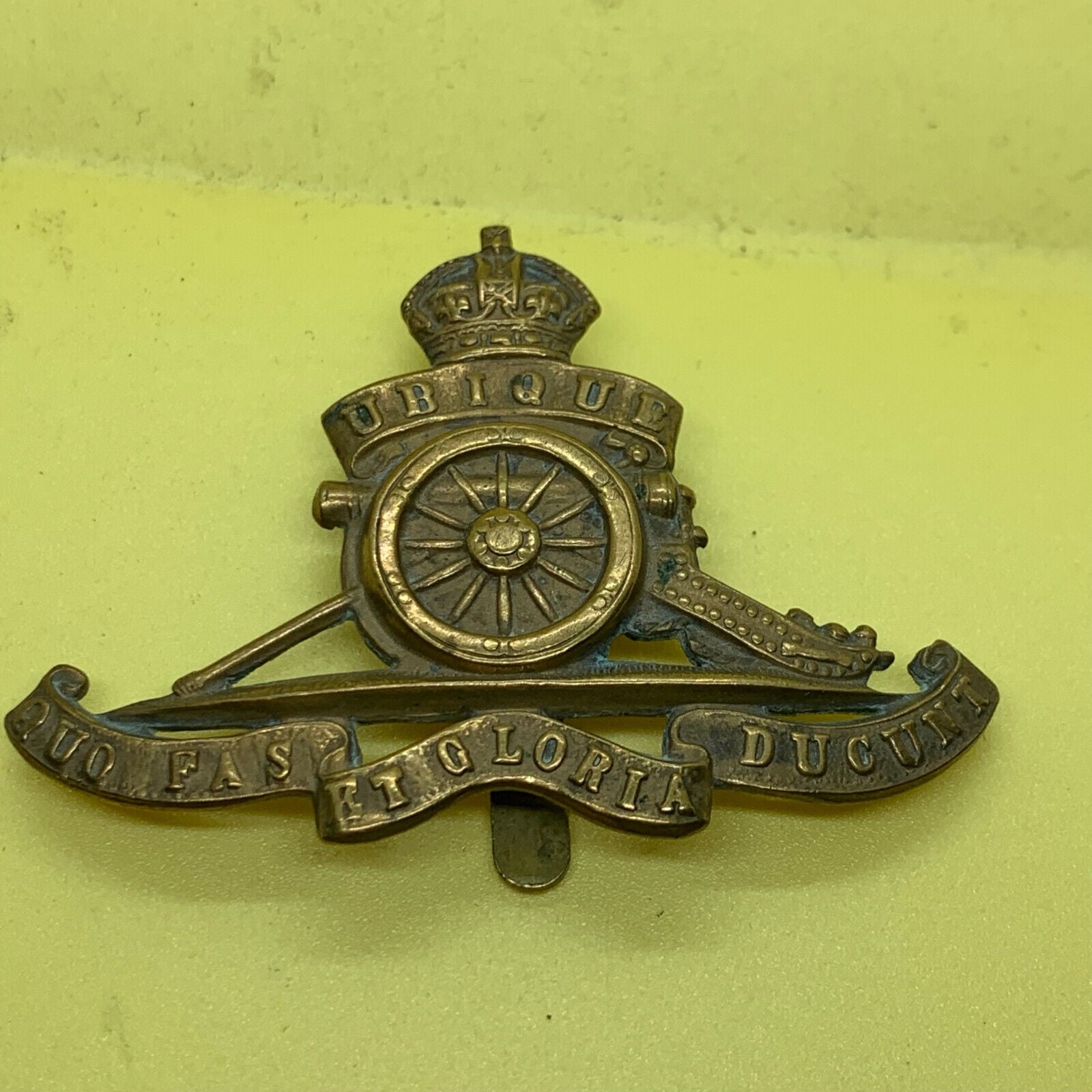 Original Ww1 British Army Cap Badge Royal Artillery Kings Crown For Sale The Militaria Shop