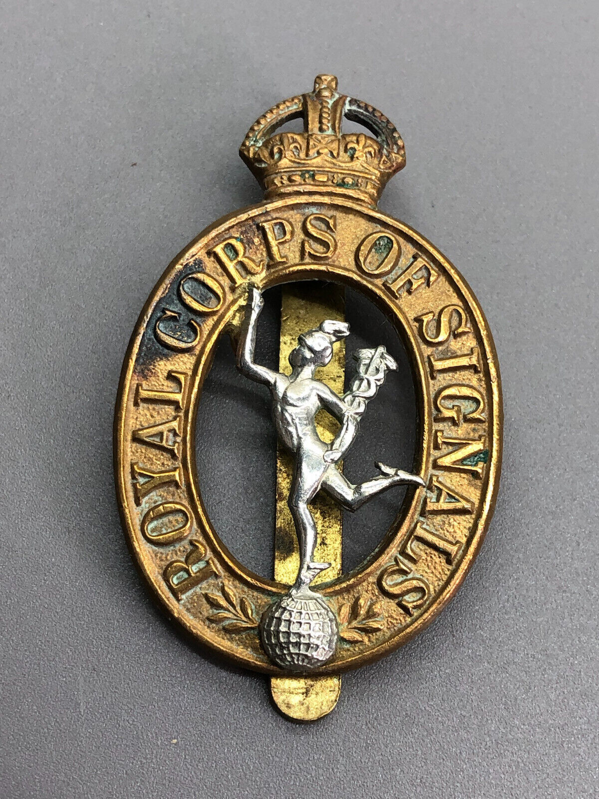 Original WW2 British Army Royal Corps of Signals Cap Badge | For Sale ...