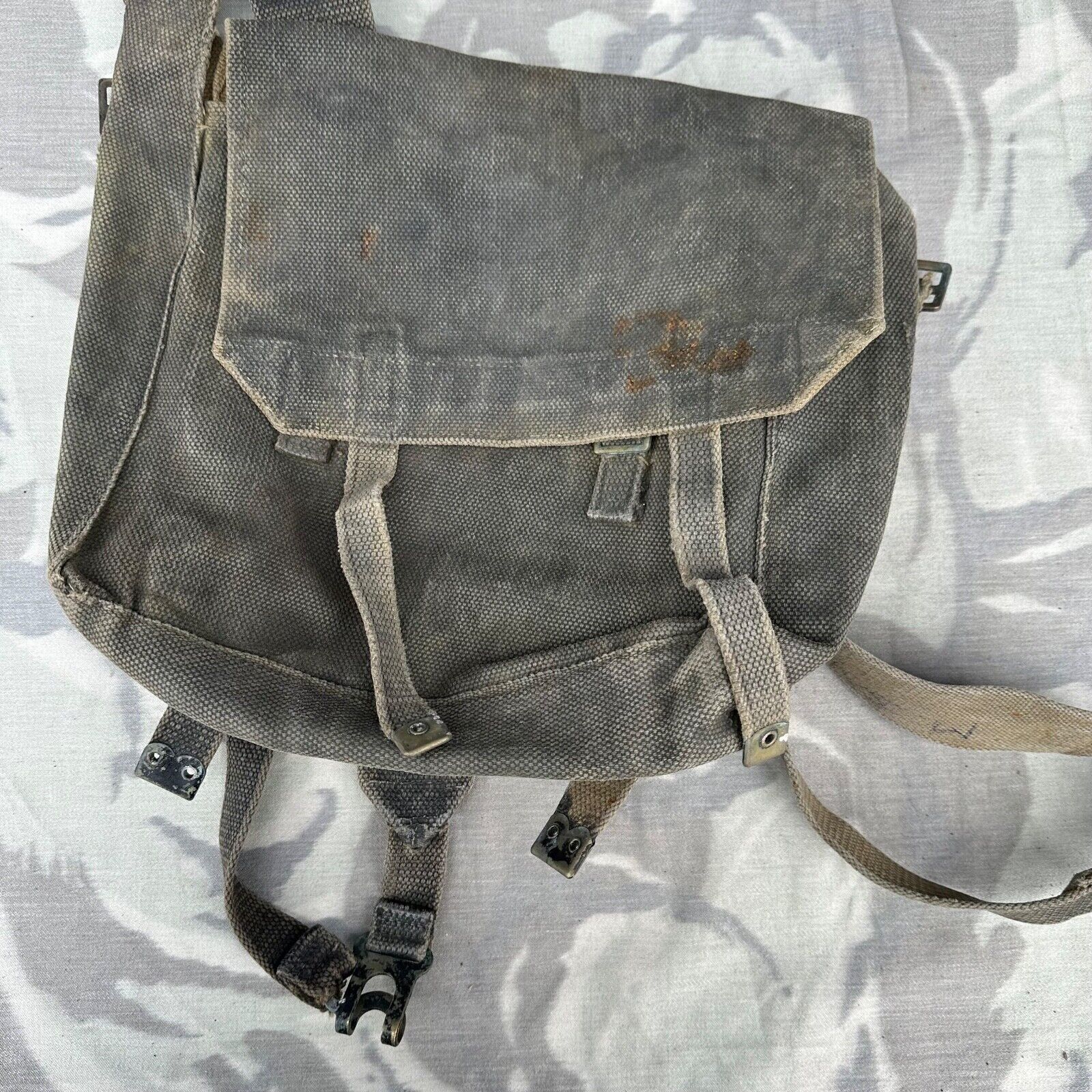 Original WW2 British Army / RAF 37 Pattern Small Pack & L Strap Set ...