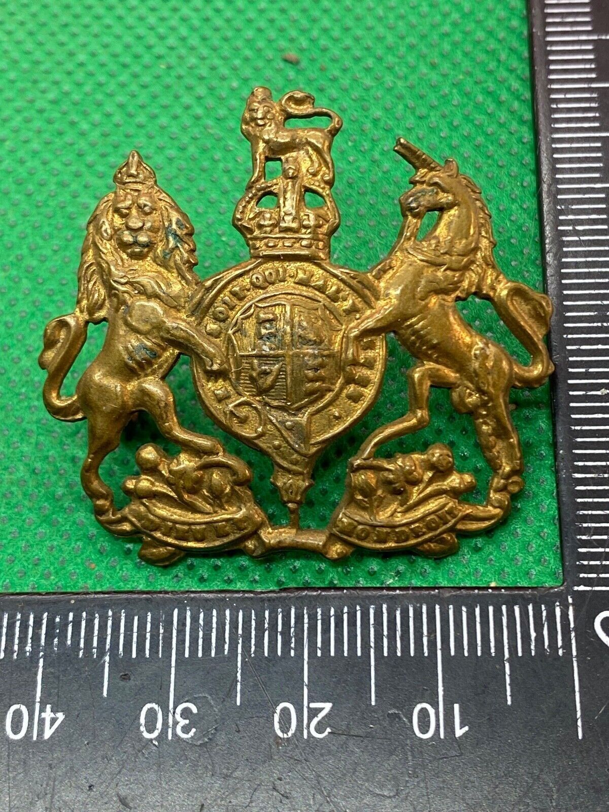Original WW1 / WW2 British Army General Service Cap Badge | For Sale ...