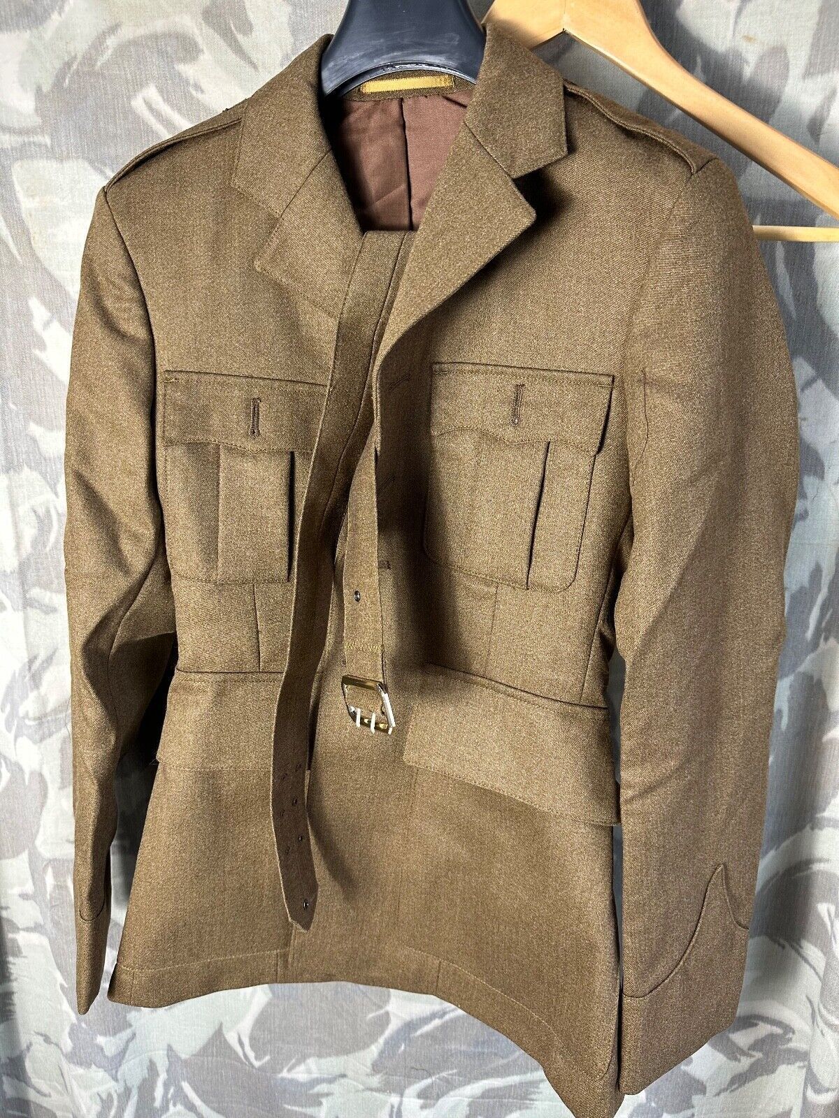 NEW British Army FAD No2 Mens Dress Uniform Jacket & Belt Included- 164 ...