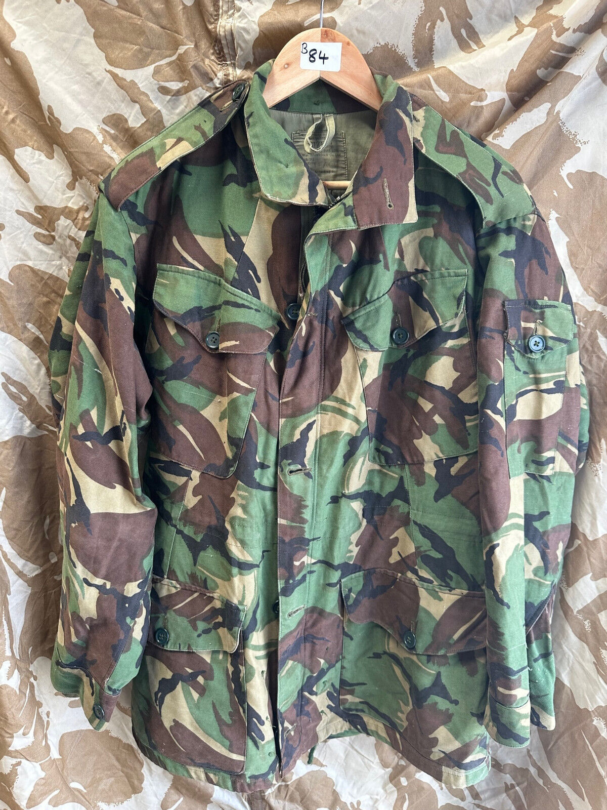 Genuine British Army 1968 Pattern DPM Combat Smock - Size 4 - 40" Chest ...
