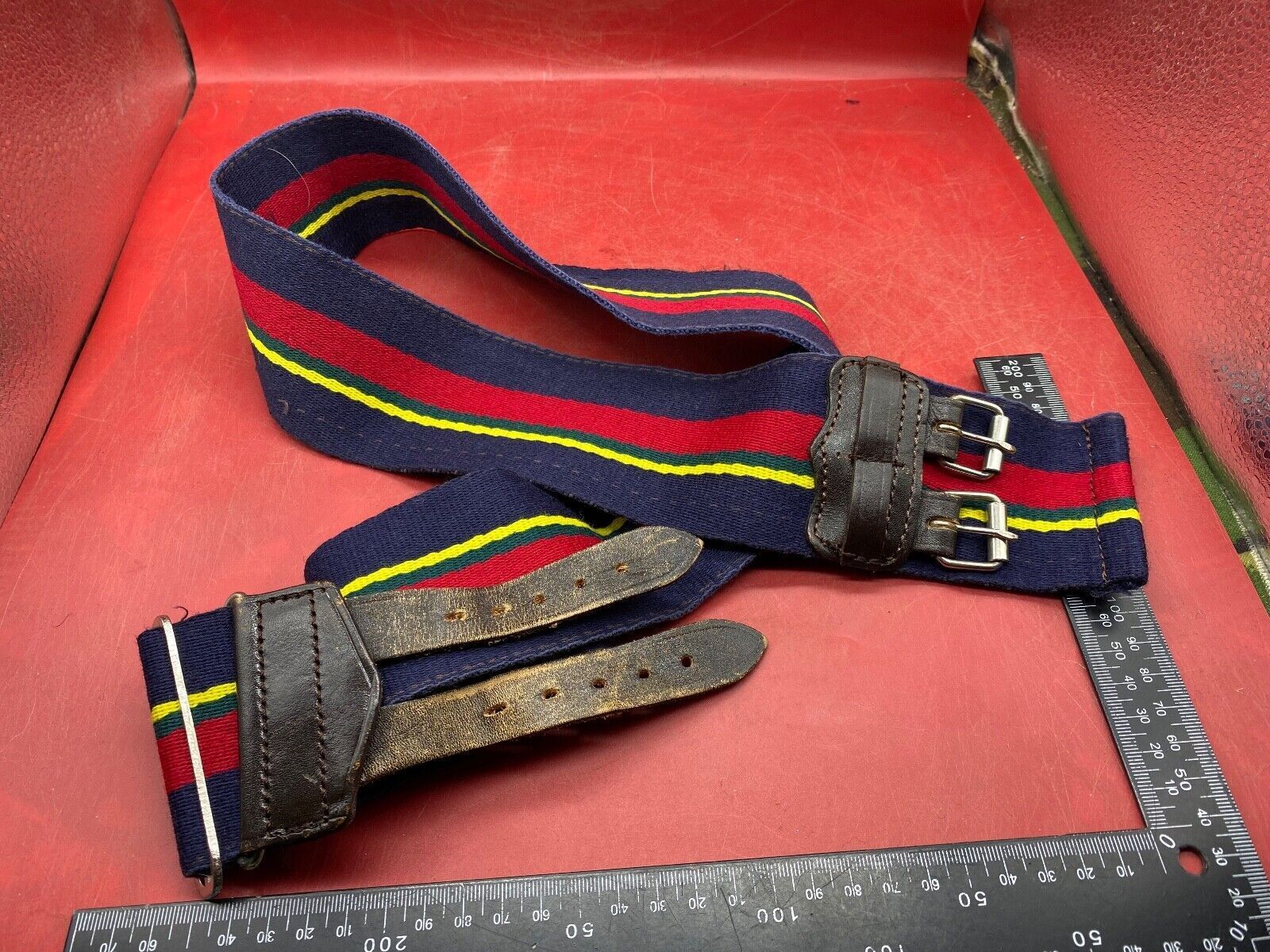 Genuine British Army Royal Marines Regimental Stable Belt. 38" Waist ...