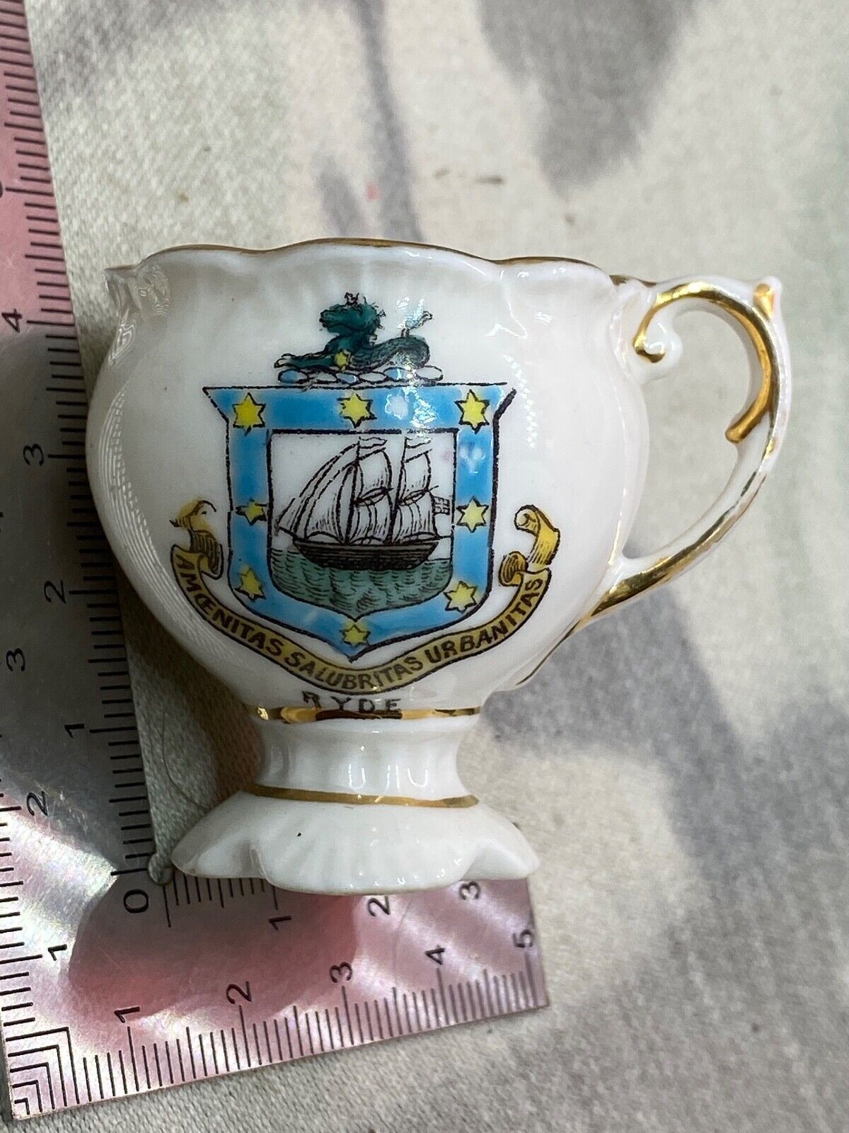 Original Vintage Crested China Ware Cup - RYDE - Isle of Wight | For ...