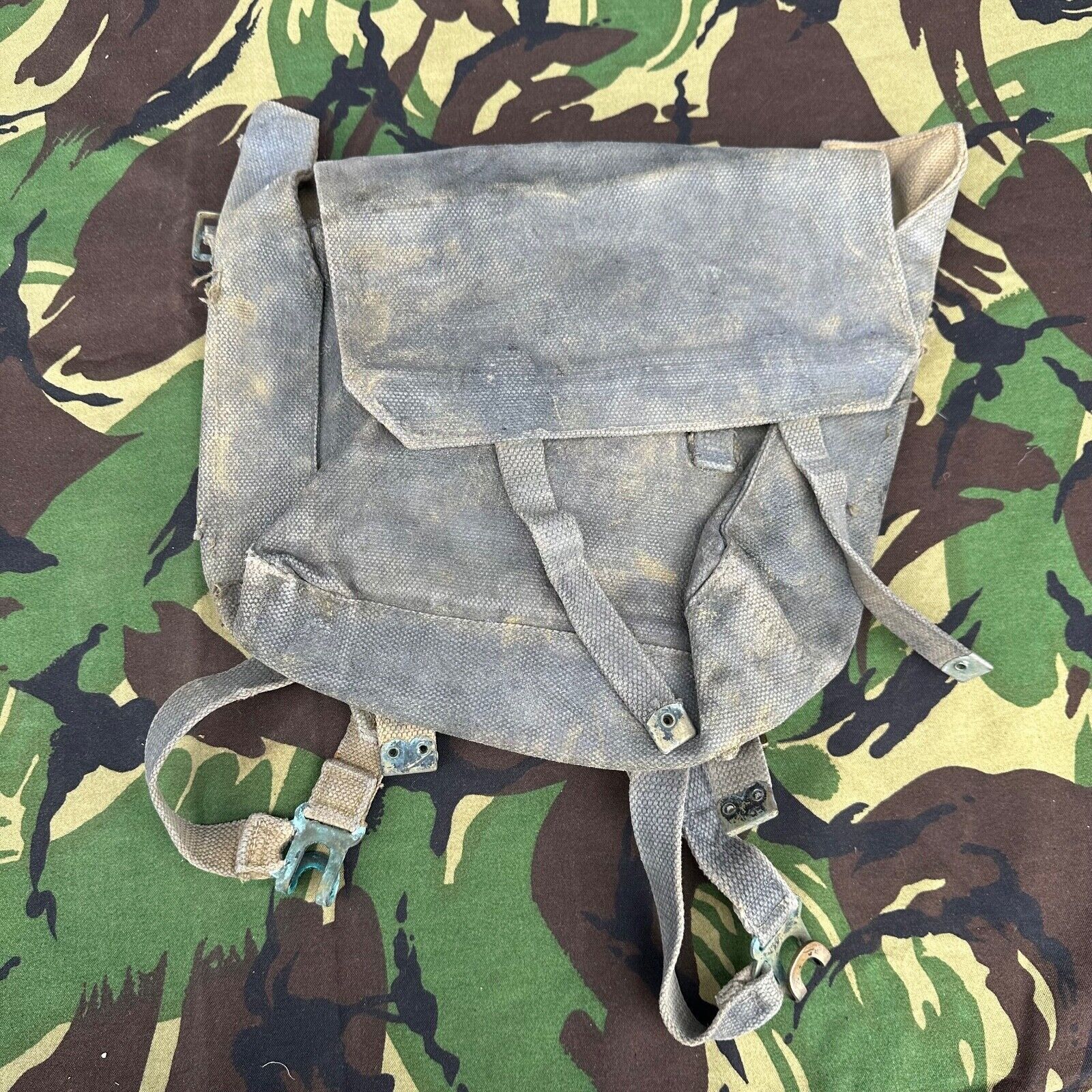 Original WW2 British Army / RAF 37 Pattern Small Pack & L Strap Set ...