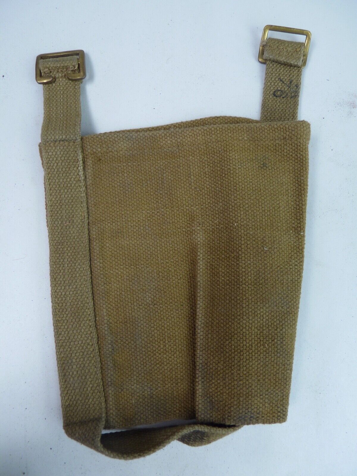 Original WW2 British Army Soldiers Water Bottle Carrier Harness - Date