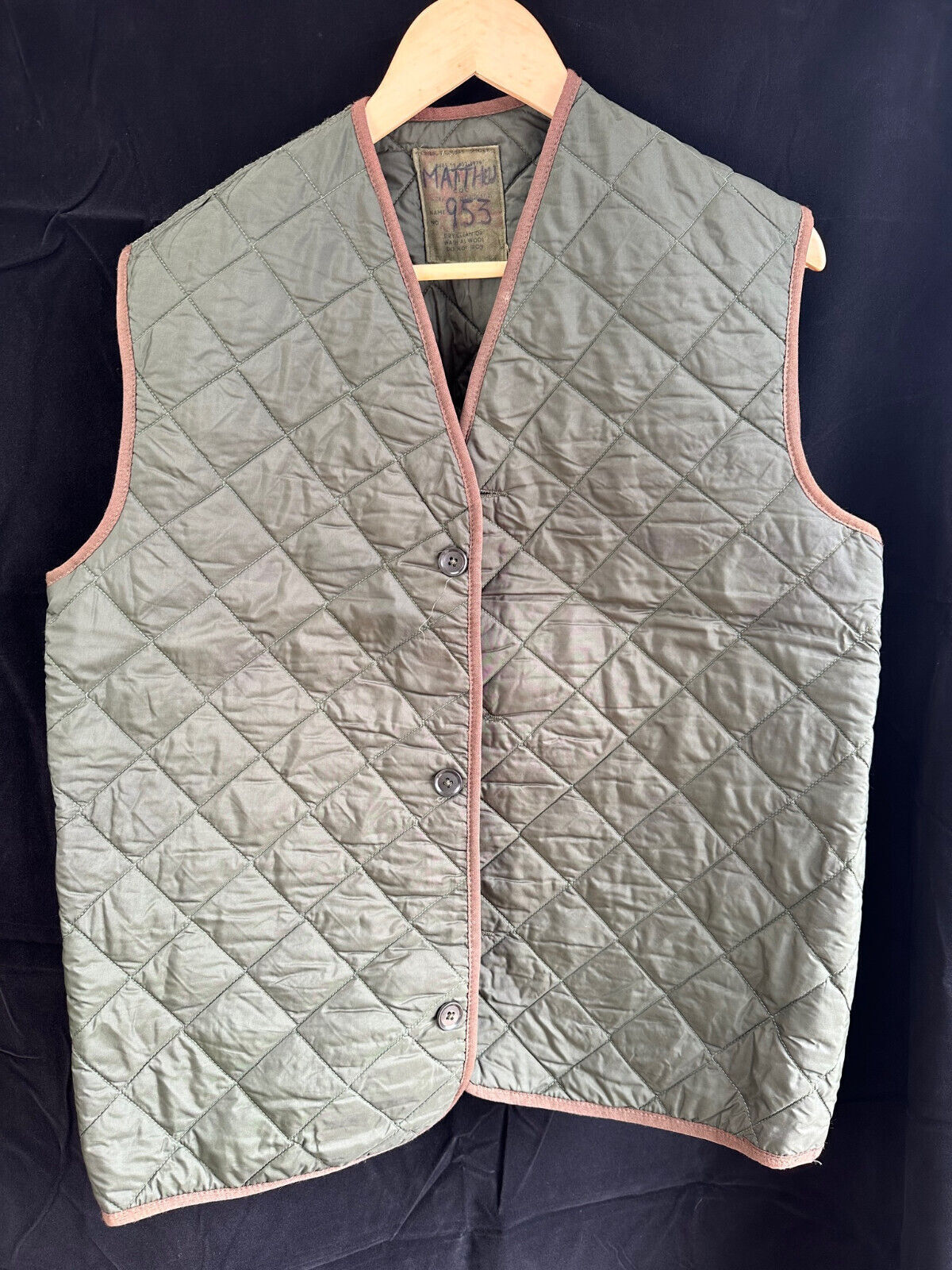 Genuine British Army Green Cold Weather Combat Parka Jacket Liner Gilet ...