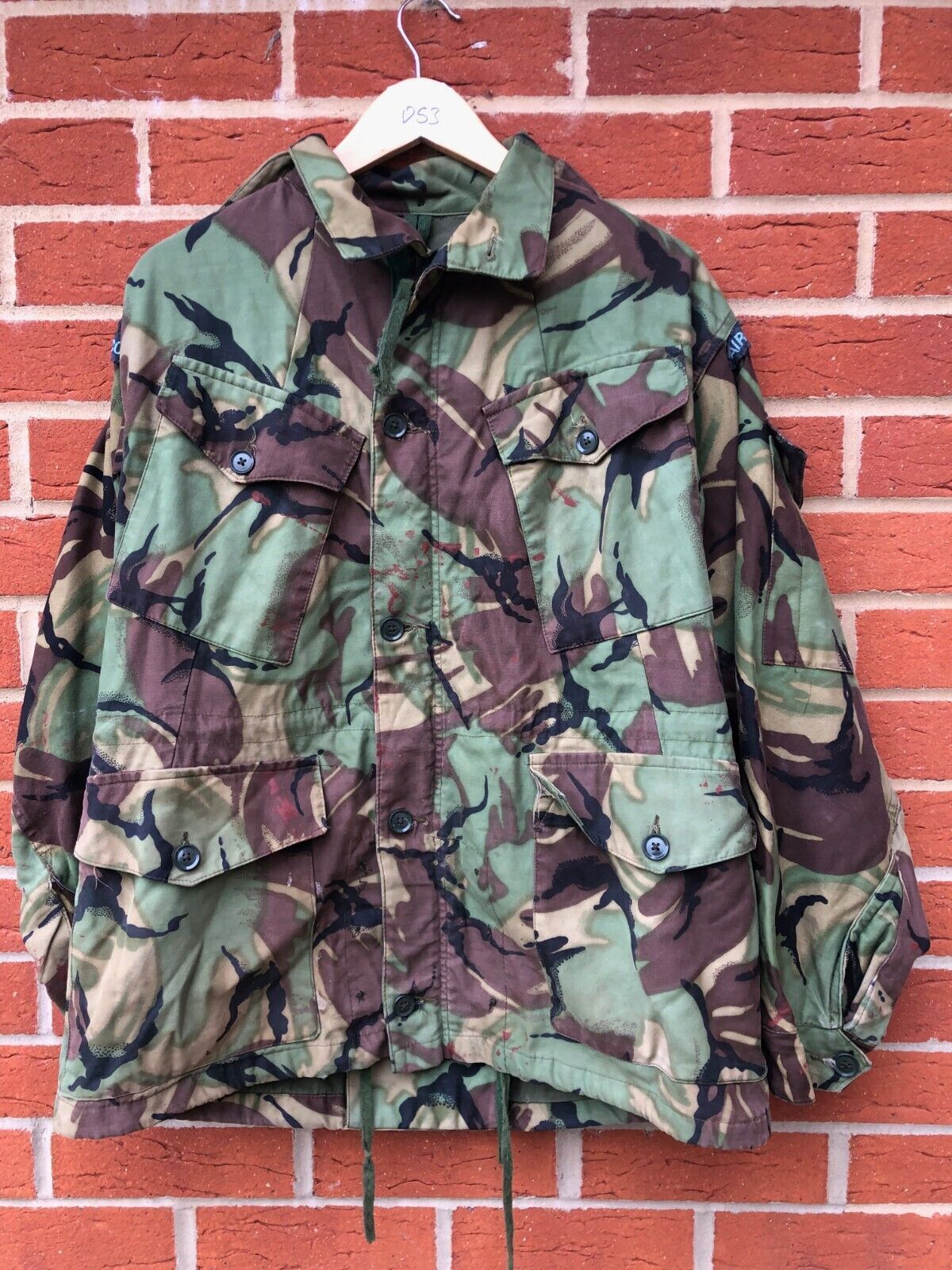 Original British Army DPM 1968 Pattern Combat Smock Size 2 Air Training ...