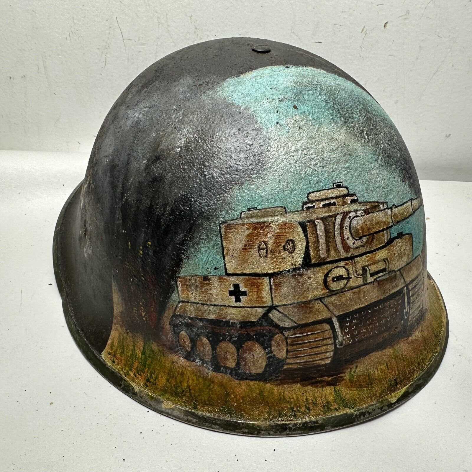 WW2 D-Day Commemorative Helmet - Original Mk3 British / Canadian Turtle ...