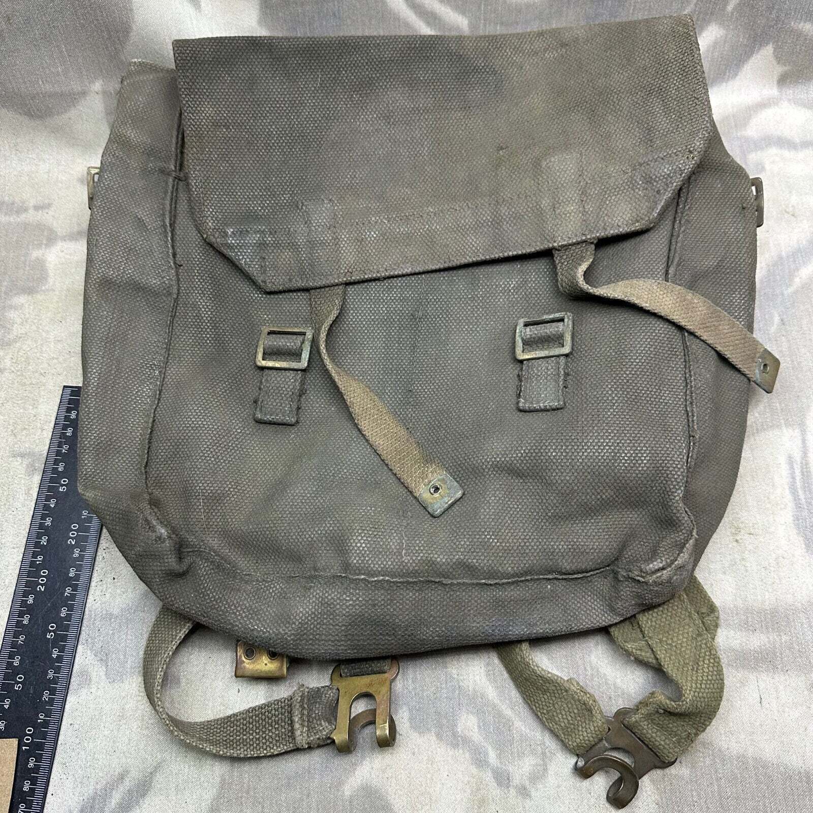 Original WW2 British Army / RAF 37 Pattern Webbing Small Pack & L ...