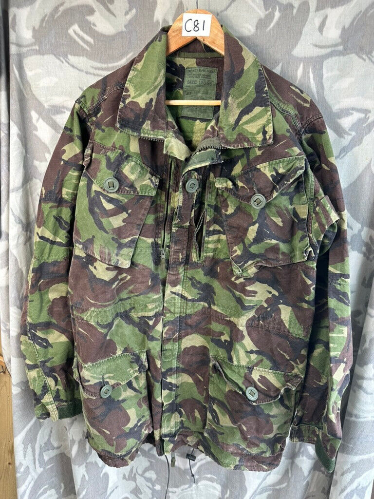 British Army DPM Pattern Camouflaged Combat Rip Stop Jacket Smock ...
