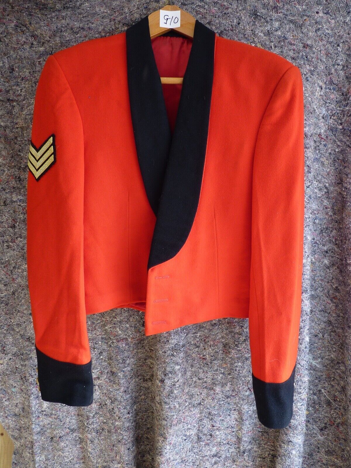 Genuine British Army Mess Dress Uniform Red - Sergeant - 38 Inch Chest ...