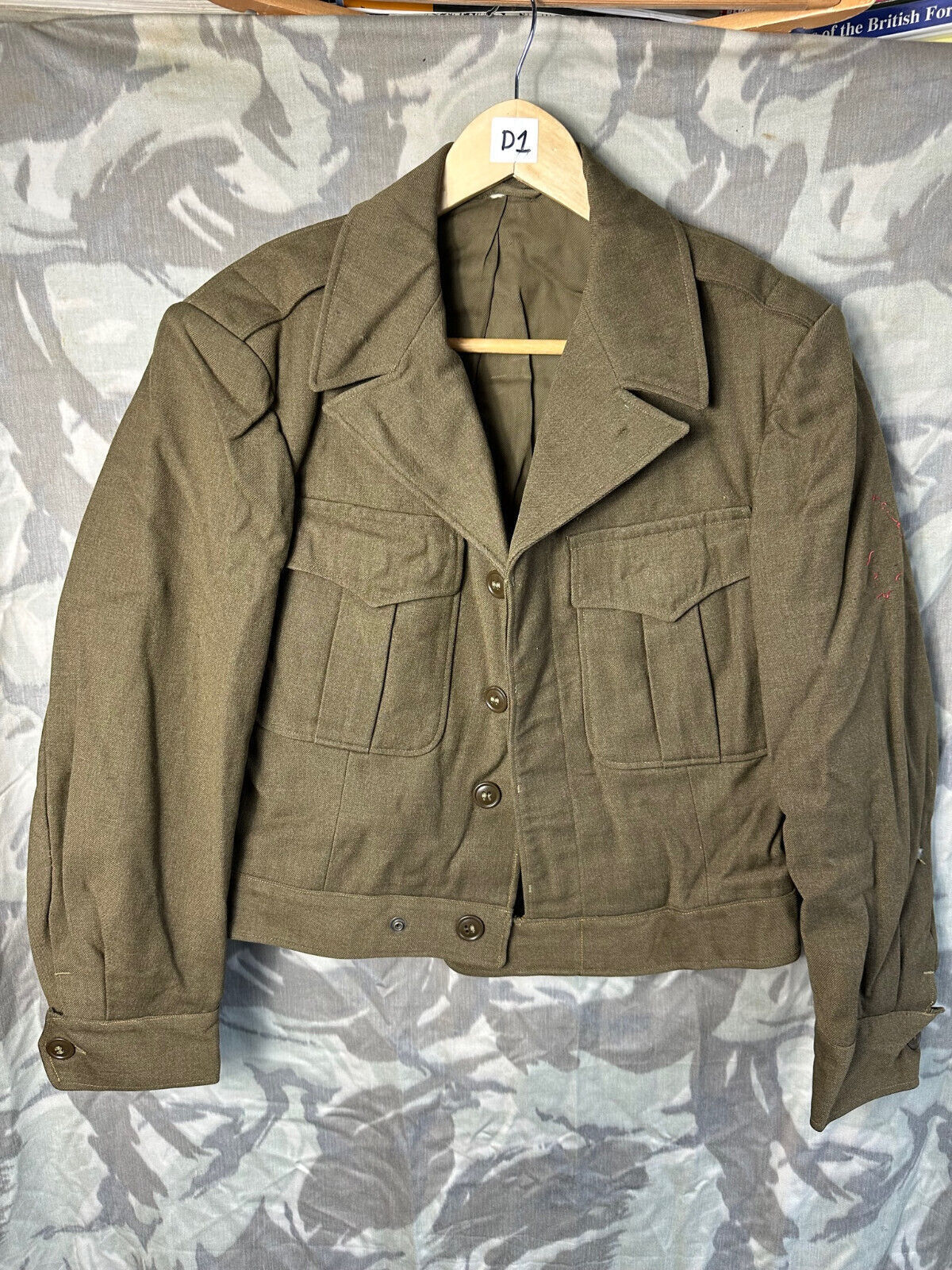 Original US Army WW2 Ike Jacket Battledress - 36" Large Chest - 1944 ...