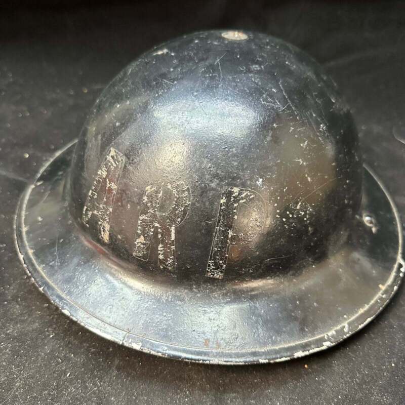 Original WW2 British Home Front CD Warden's ARP Helmet - With Liner ...