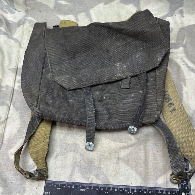 Original WW2 RAF / British Army 37 Pattern Small Pack & L Strap Set ...