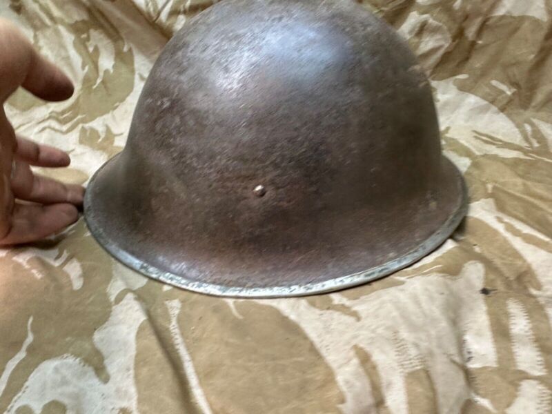 WW2 Mk3 High Rivet Turtle - British / Canadian Army Helmet - Nice ...