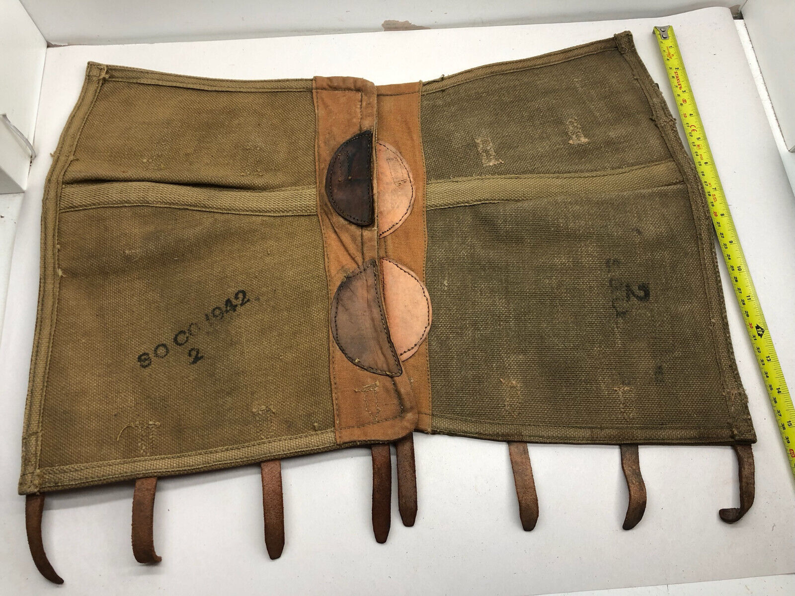 Original WW2 British Army 37 Pattern Despatch Riders High Sided Spats ...