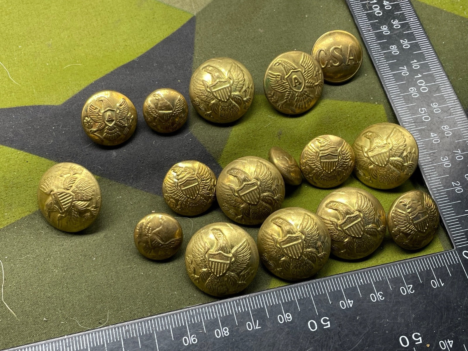 Interesting Group of American Civil War / Indian Wars Buttons | For ...