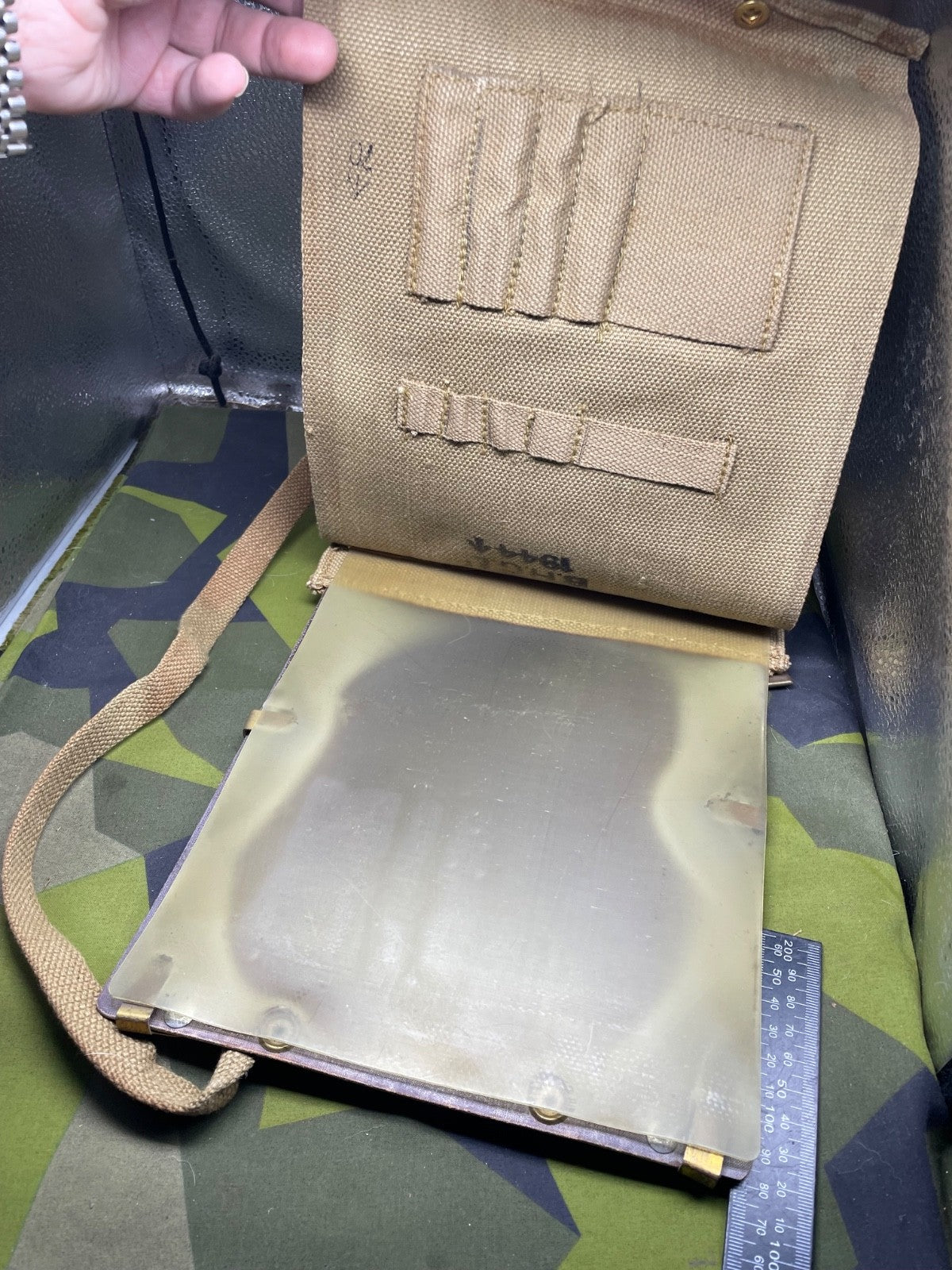 Original WW2 British Army 37 Pattern Webbing Map Case - 1944 Dated ...