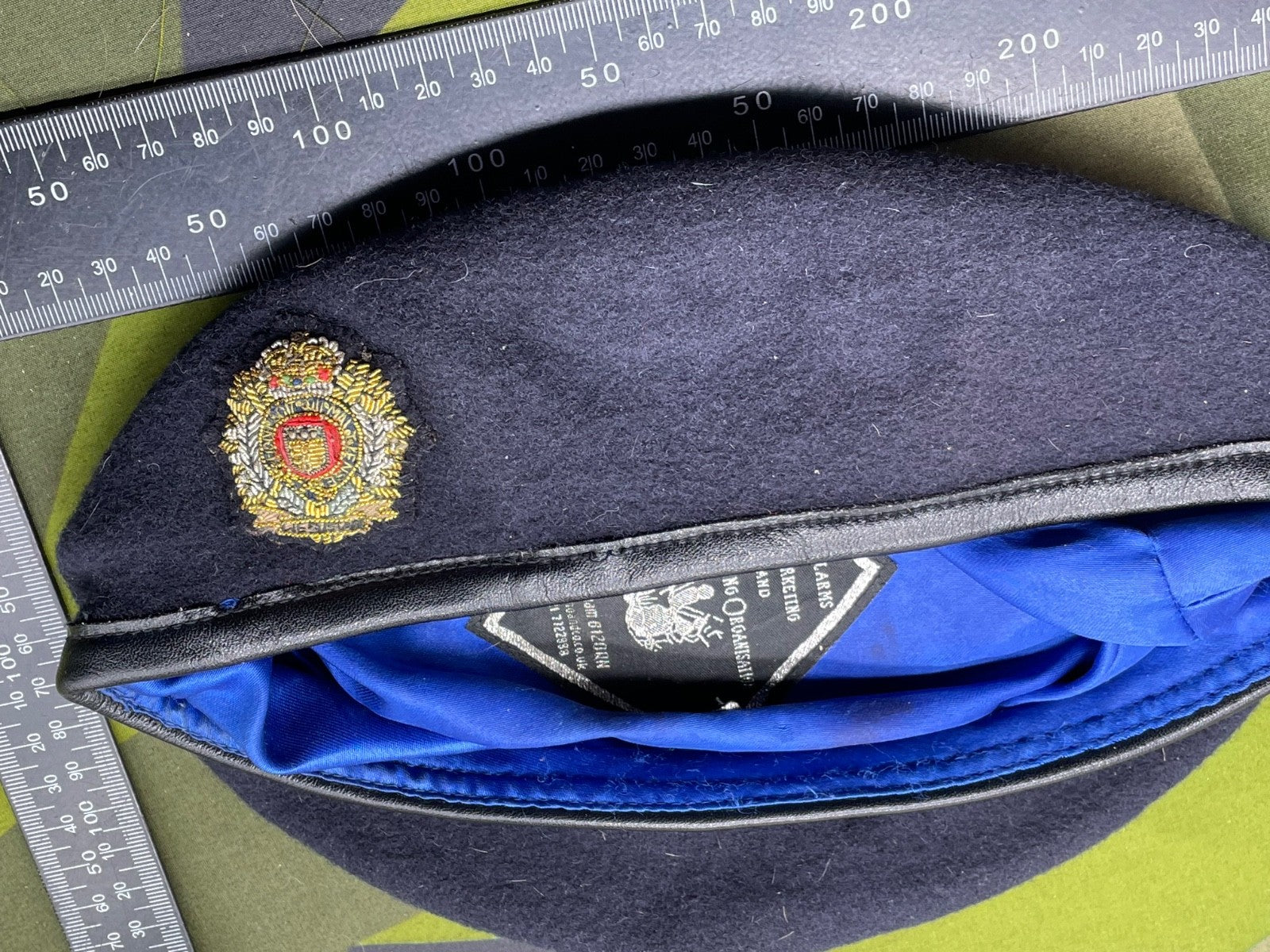 Original British Army Logistics Corps Officer's Beret with Bullion ...