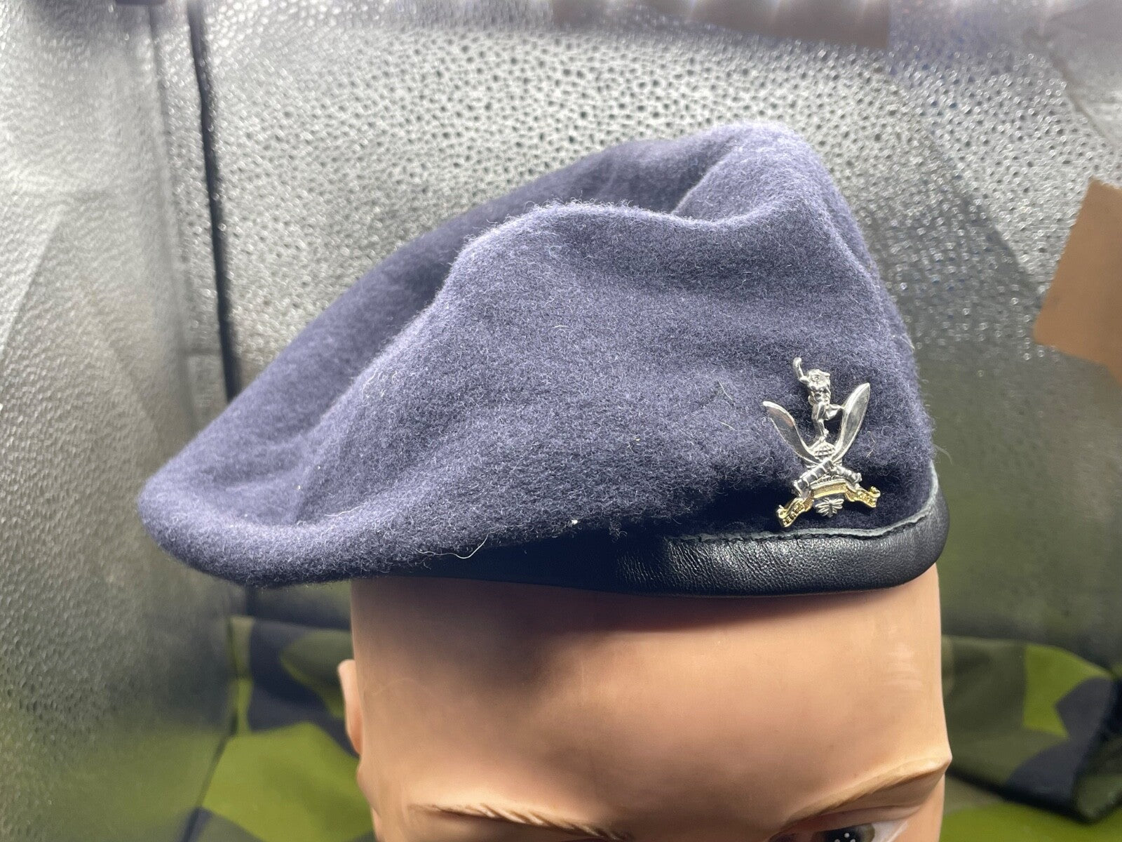 Original British Army Royal Gurkha Corps of Signals Beret with Badge ...