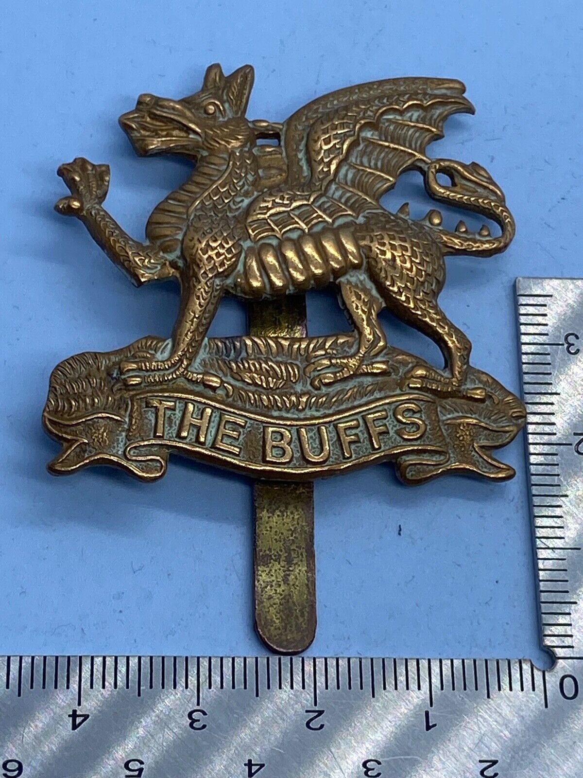 Original British Army WW2 Royal East Kent (The Buffs) Regiment Cap ...