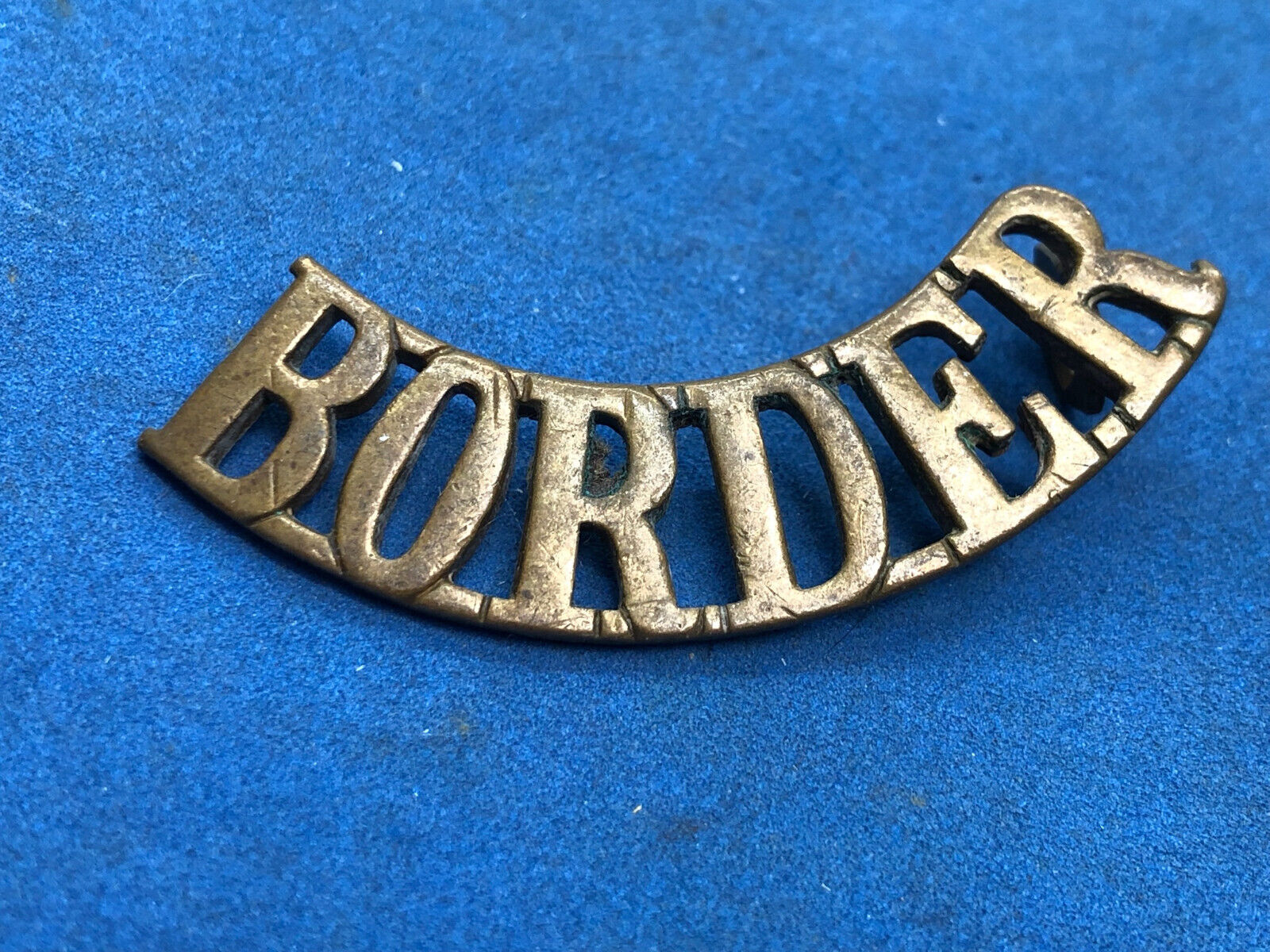 Original WW2 British Army Border Regiment Brass Shoulder Title – The ...