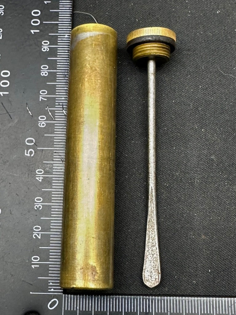 Original WW2 British Army Brass SMLE Lee Enfield Oil Bottle - H.J&S ...