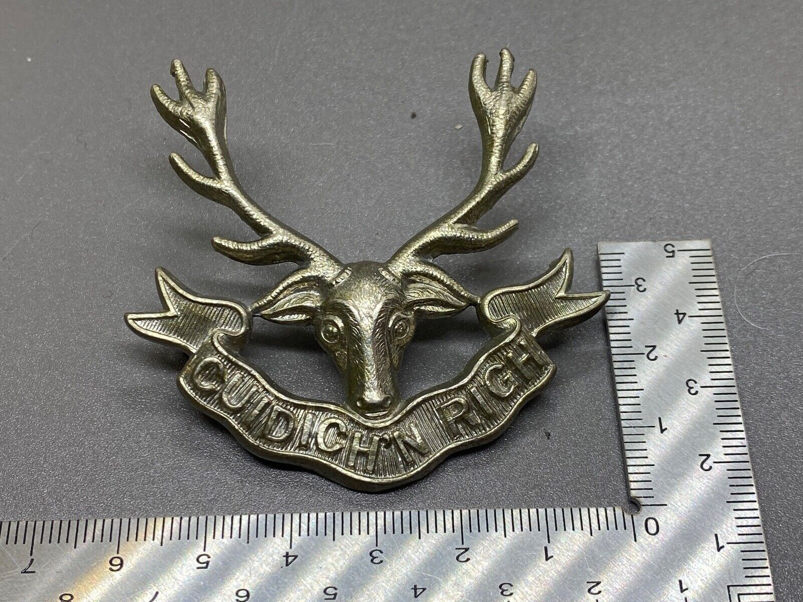 Original WW1 / WW2 British Army Seaforth Highlanders Cap Badge | The ...