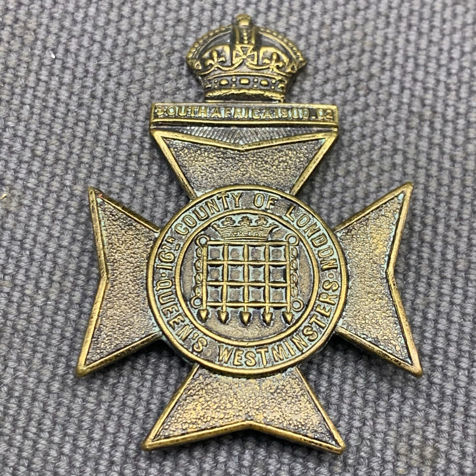 Original WW1 British Army 16th County of London Westminster Regiment C