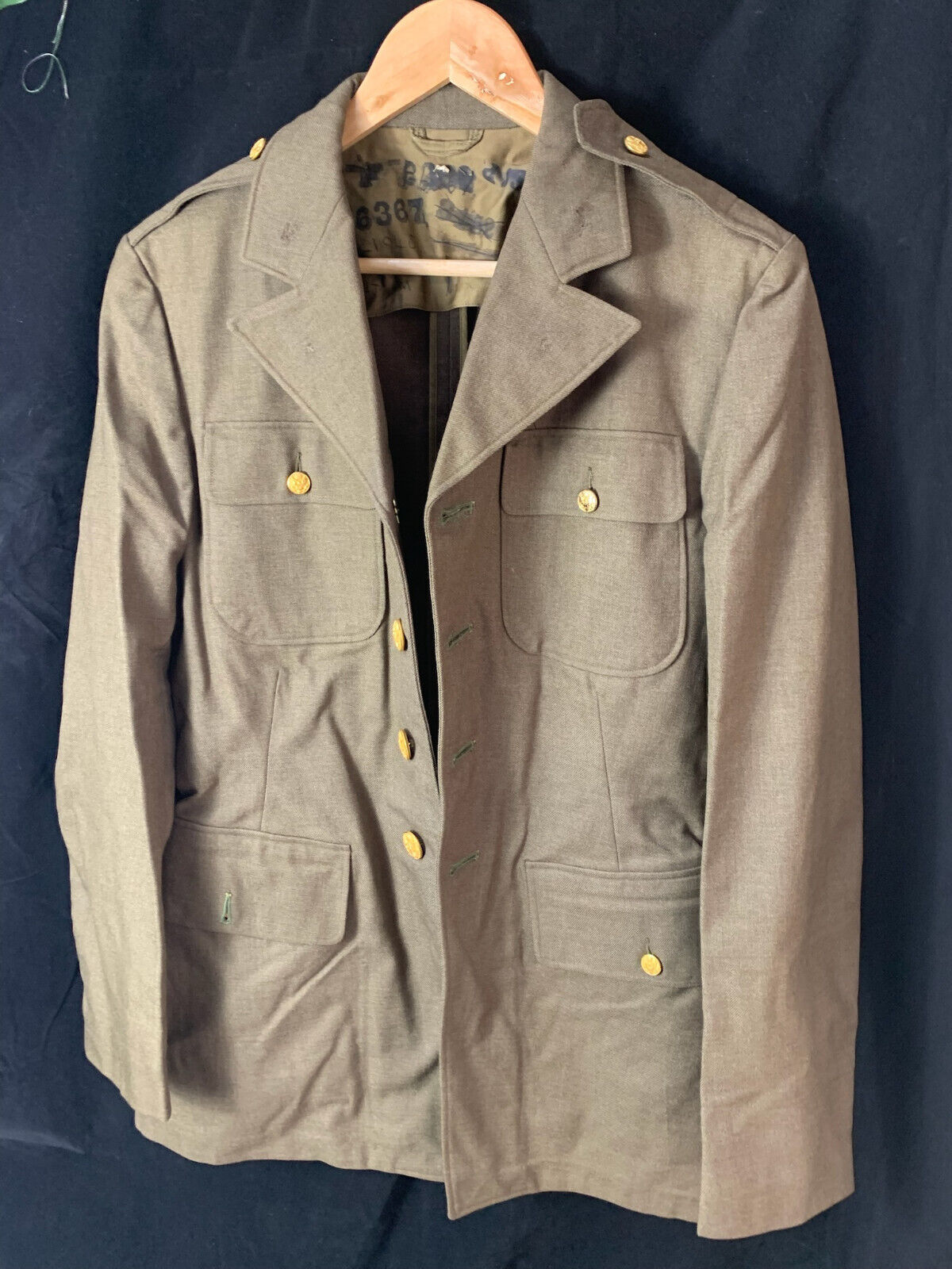 Original WW2 US Army Class A Dress Jacket 1940 - Private Ryan Prop - 38 ...