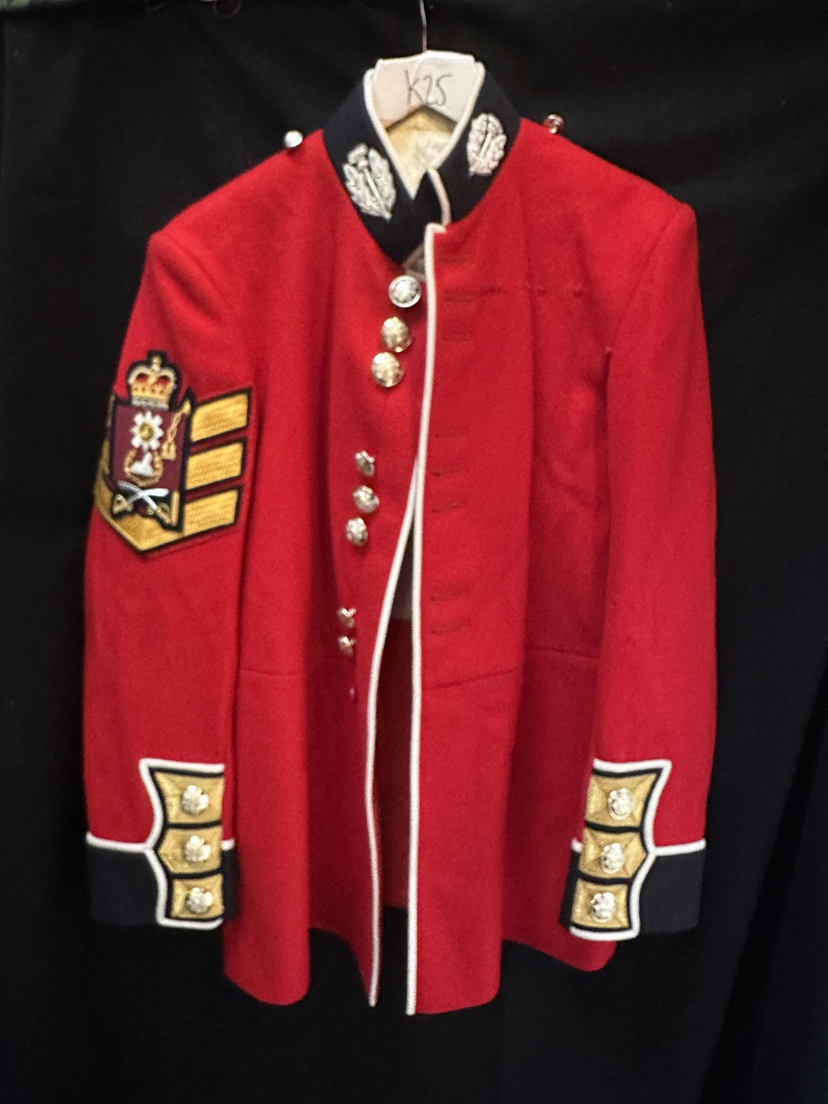 Officers British Army RSM Scots Guards Red Ceremonial Tunic Jacket - 39 ...