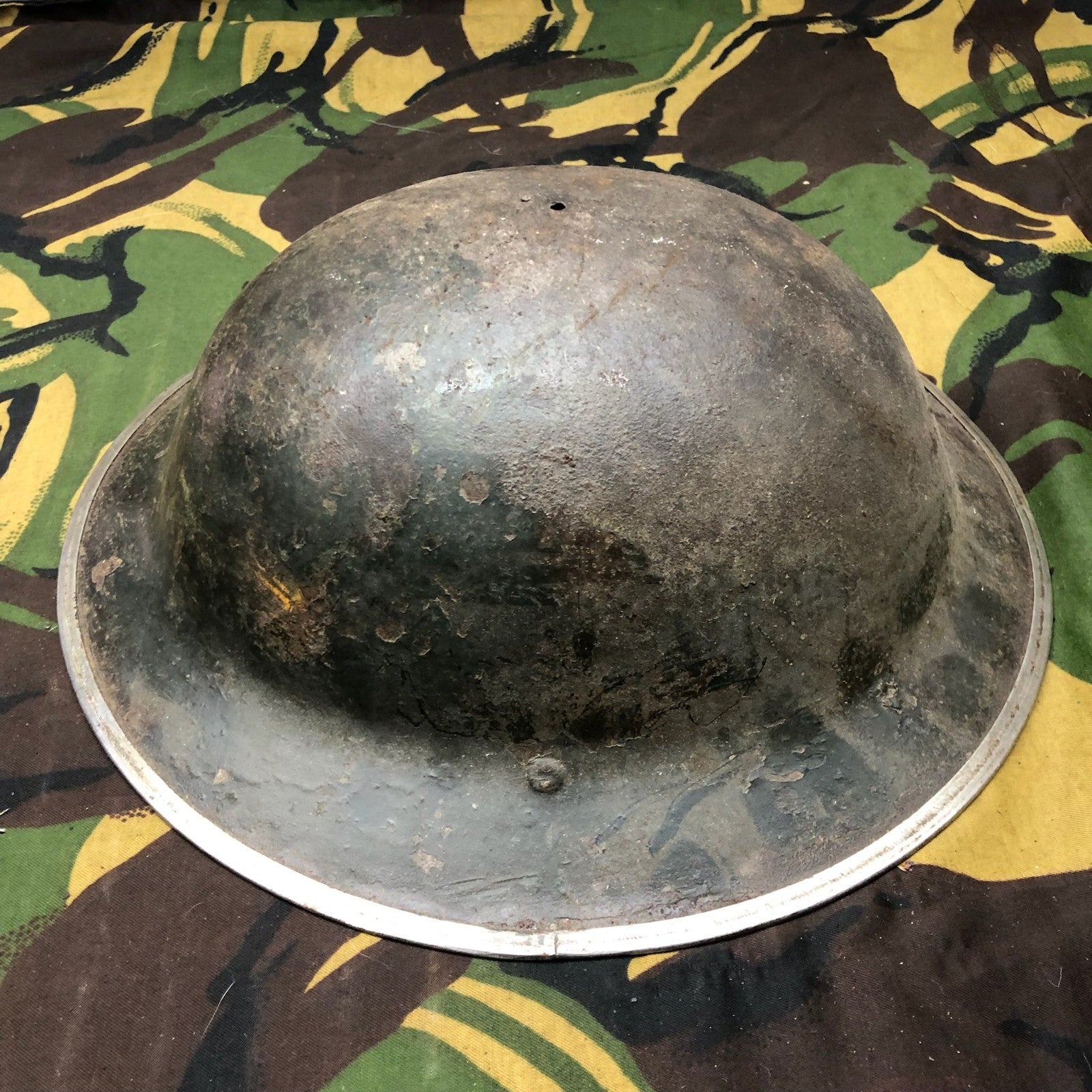 Original WW2 Mk2 British Army Brodie Combat Helmet