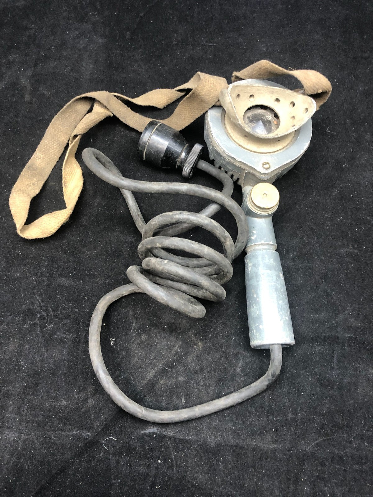 Original WW2 British Army TANNOY Hand-held Microphone for Tanks / Ship