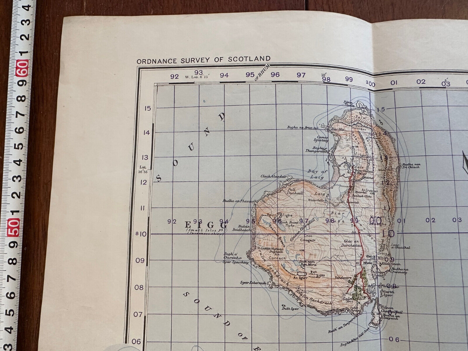 Original WW2 British Army OS Map of Scotland - Ardnamurchan & Loch ...