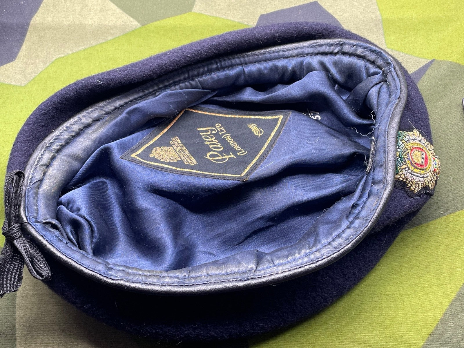 Original British Army Logistics Corps Beret with Badge - Size 57cm ...