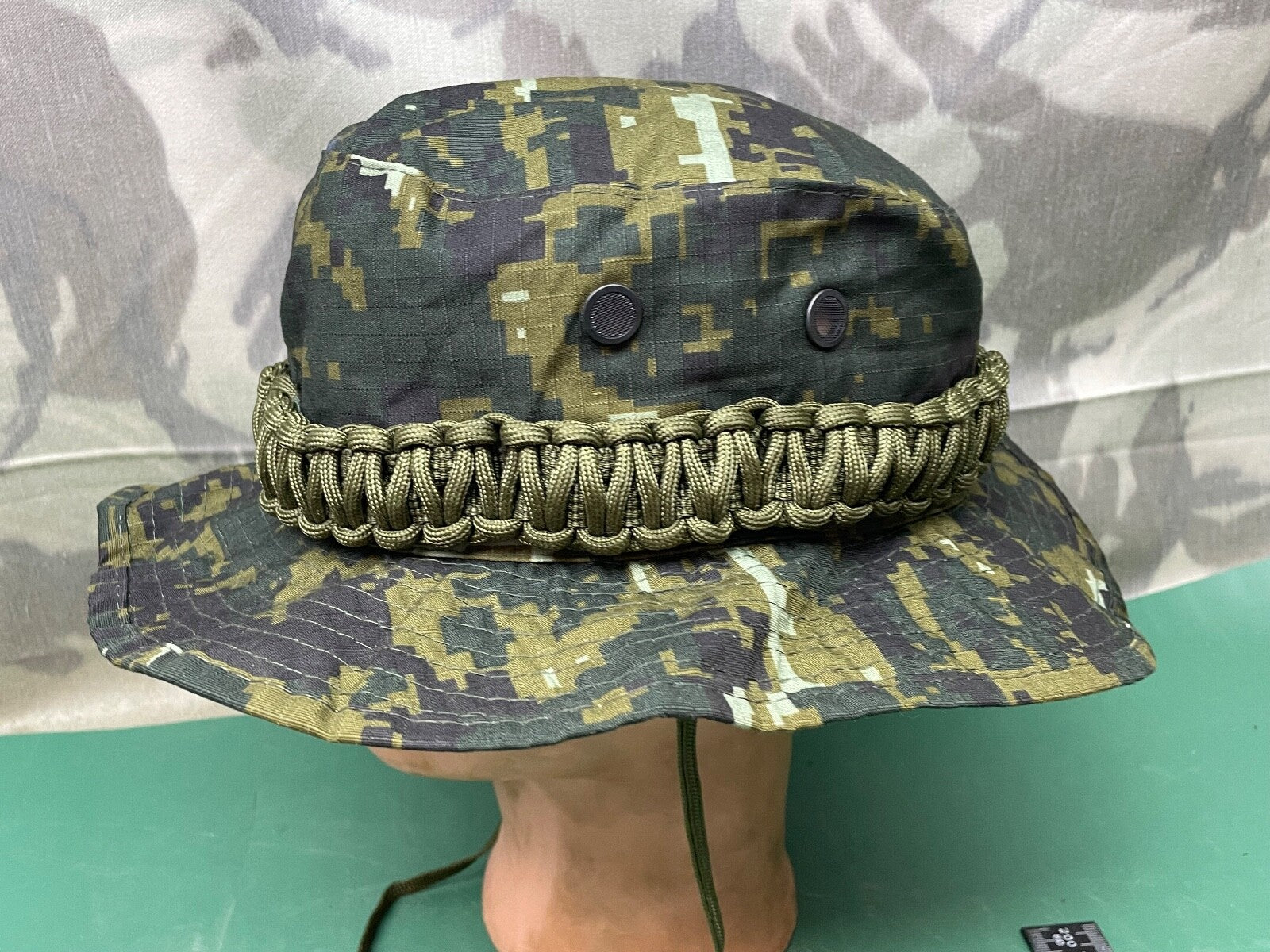 Genuine US Army Jungle Camouflage Boonie Sun Hat Hot Weather Type II ...
