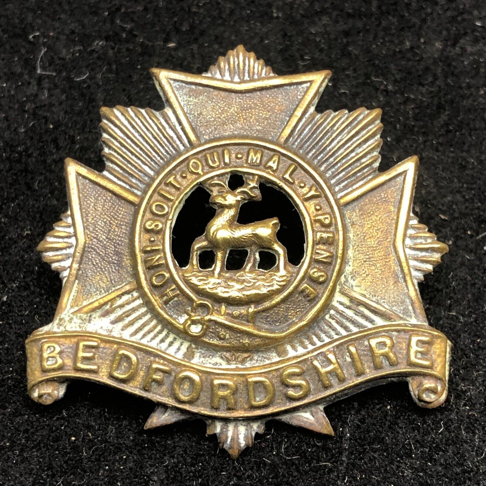 Original WW1 British Army Cap Badge - The Bedfordshire Regiment | For ...
