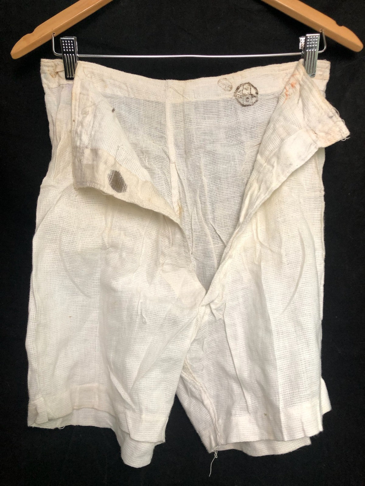 Original WW2 British / Indian Army Boxer Shorts - 1942 Dated - 30" Wai