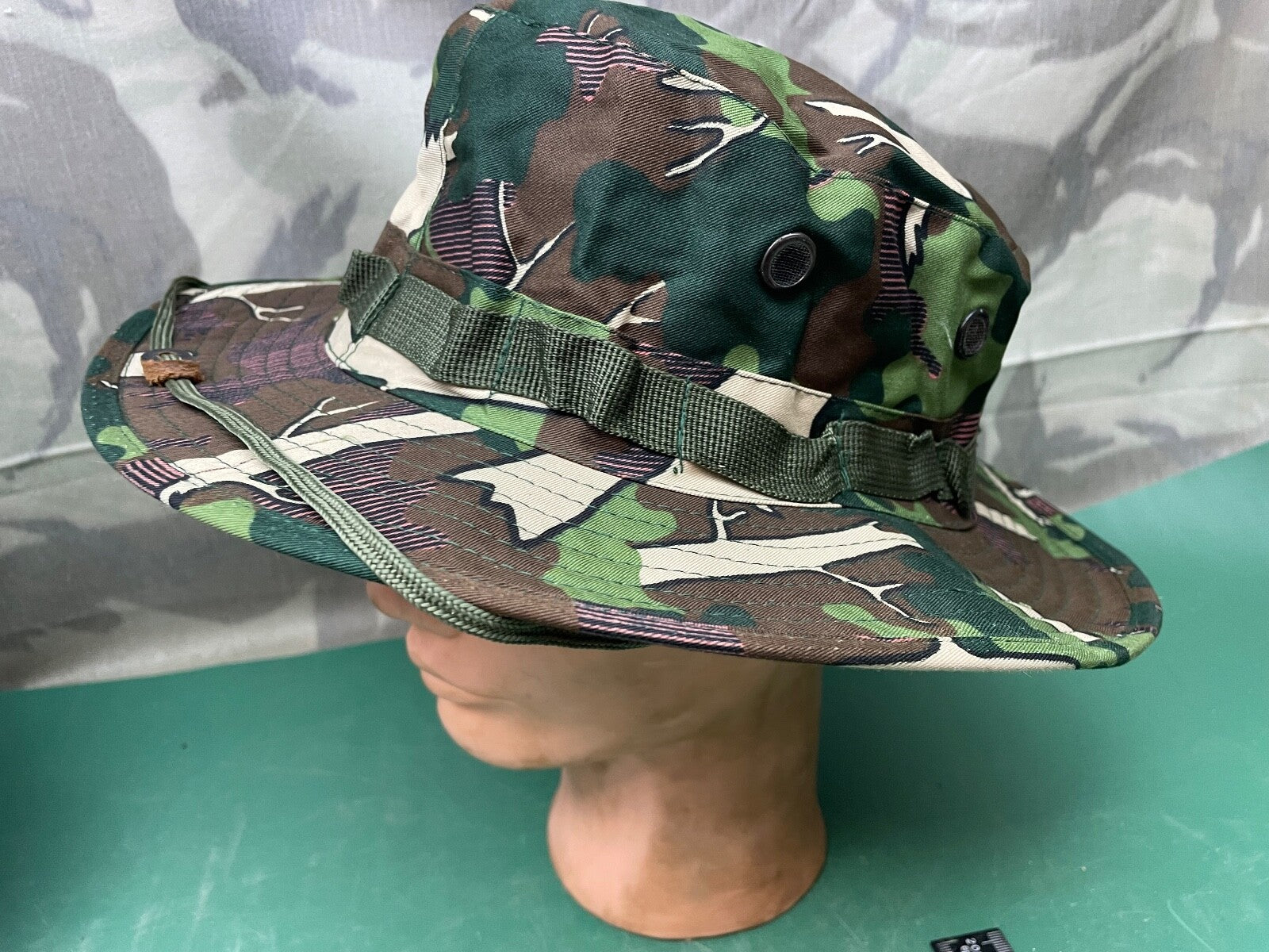 Genuine US Army Jungle Camouflage Boonie Sun Hat Hot Weather Type II ...