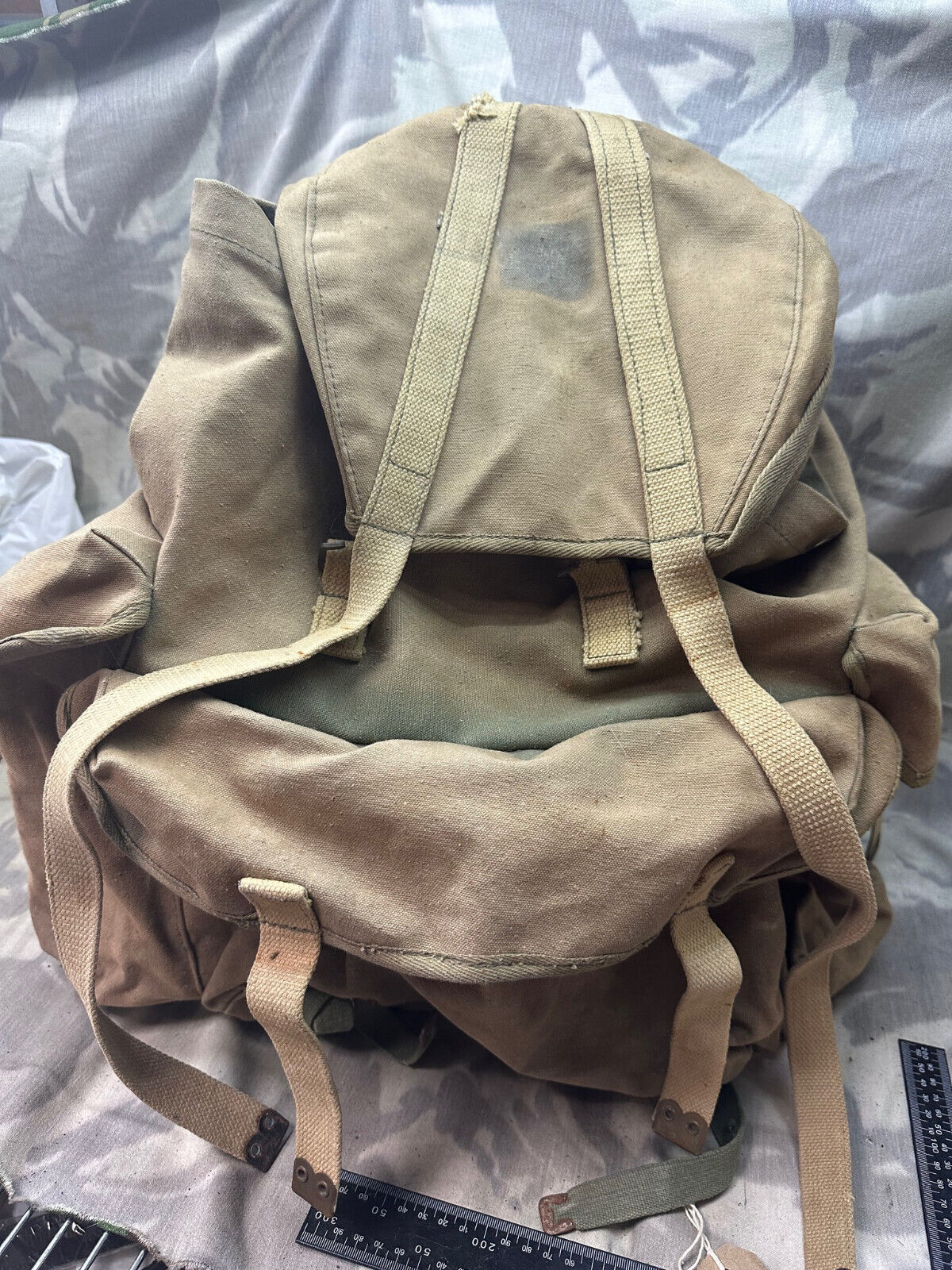 Original WW2 British Army Burgen Backpack - Commando Issue - 1942 Date ...