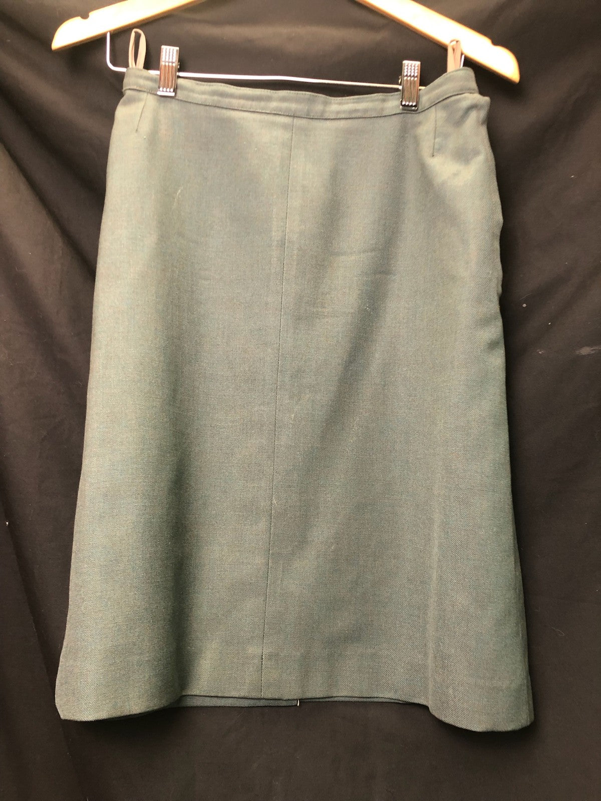 Vintage British Army Lovet Green Women's WRAC Skirt - Size 26" Waist ...