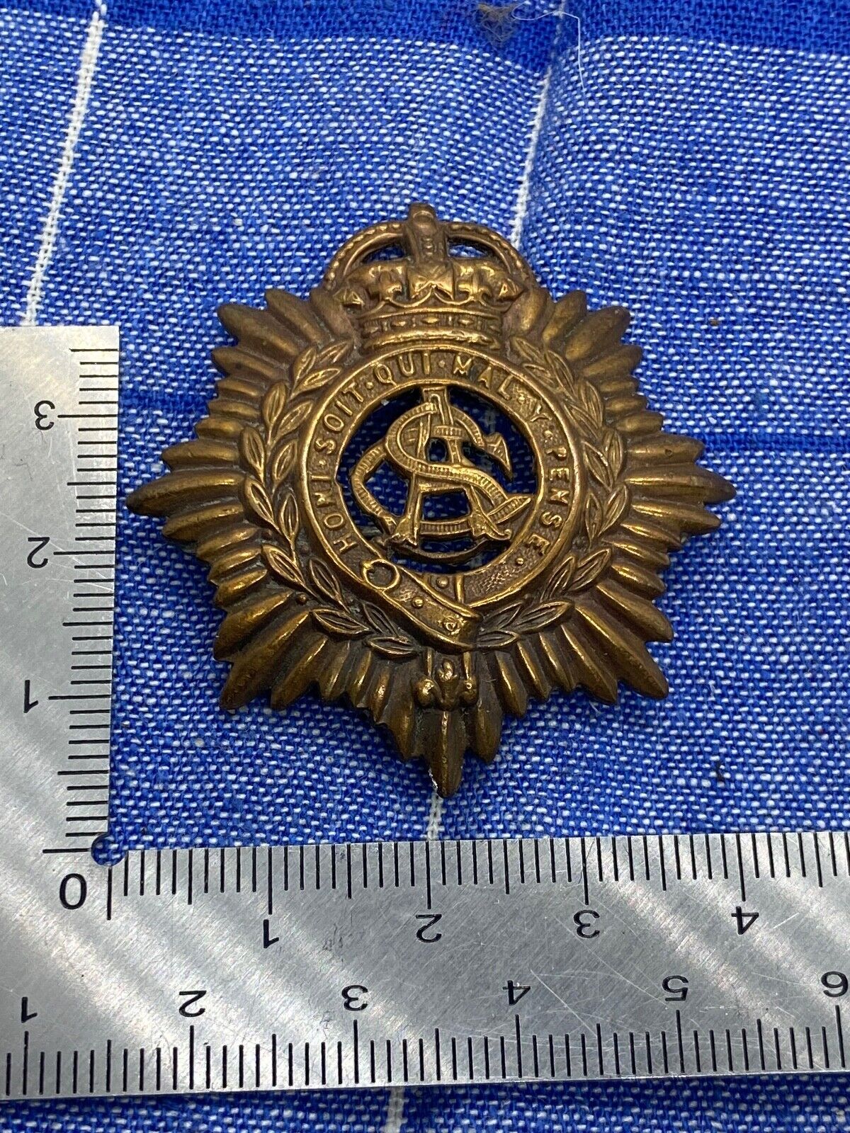 Original WW1 British Army - Army Service Corps Brooched Cap Badge | For ...