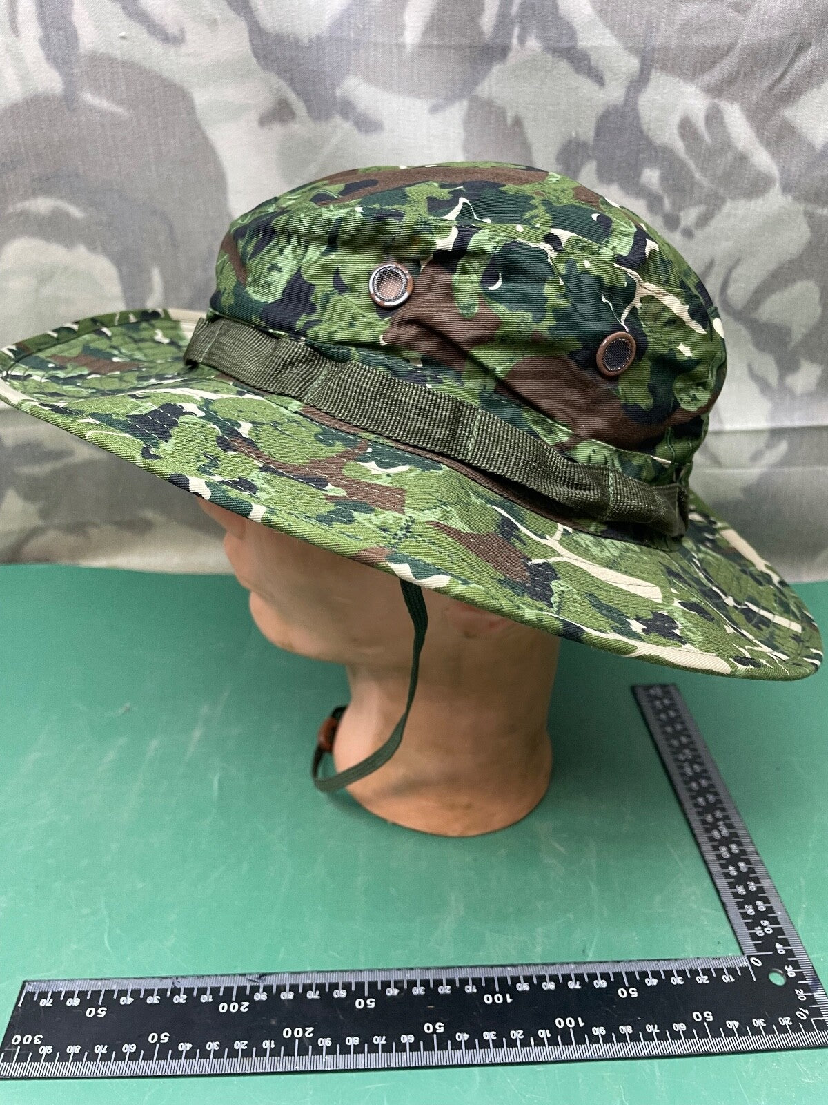 Genuine US Army Jungle Camouflage Boonie Sun Hat Hot Weather Type II ...