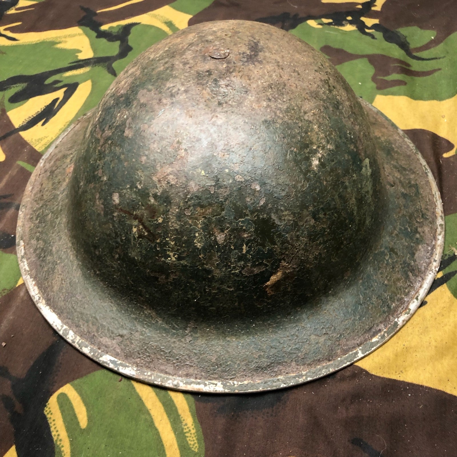 Original WW2 Mk2 British Army Brodie Combat Helmet