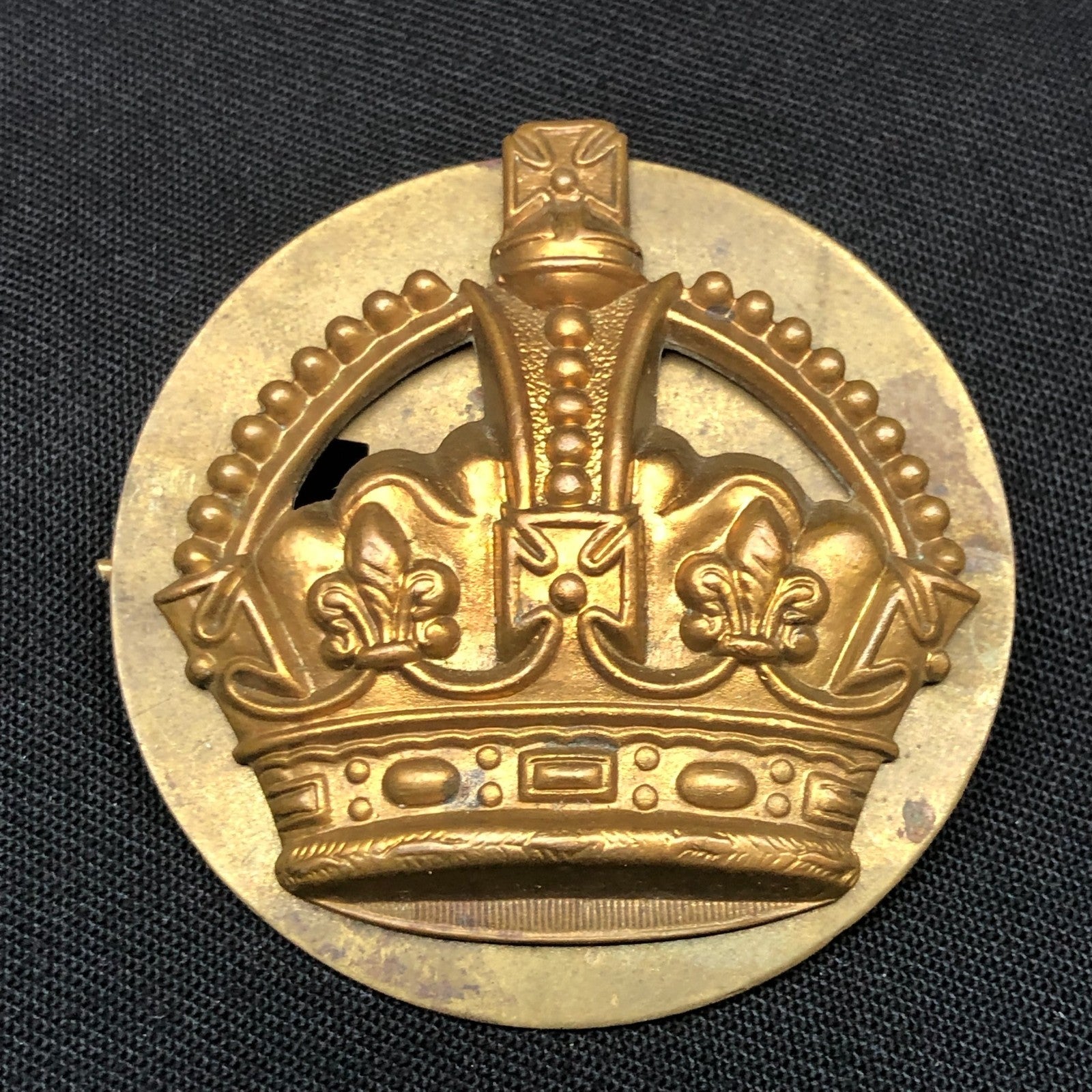 Original British Army Badge - Officer's Rank Crown | For Sale | The ...