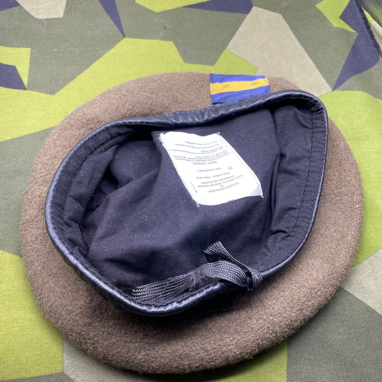 Original British Army Guards Divisions Regimental Beret - Size 59cm ...