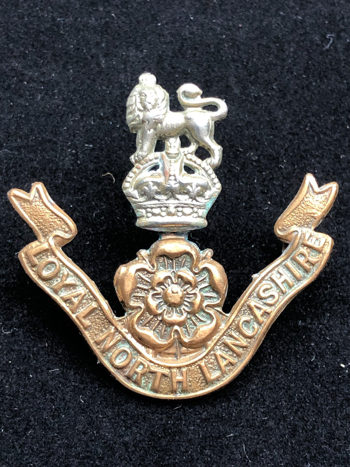Original WW1 British Army Loyal Regiment (North Lancashire) Cap Badge ...