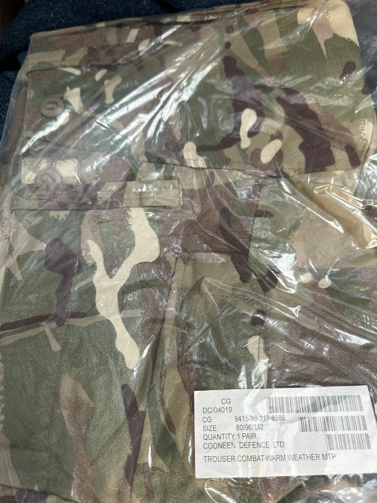 NEW British Army MTP Warm Weather Trousers - Size 80/96/112 | For Sale ...