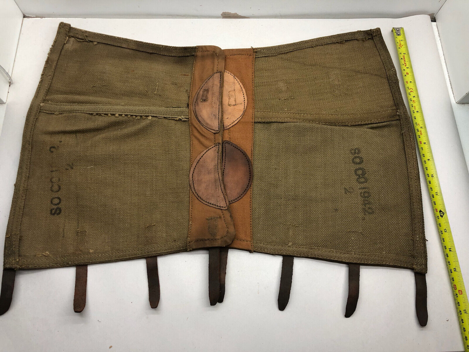 Original WW2 British Army 37 Pattern Despatch Riders High Sided Spats ...